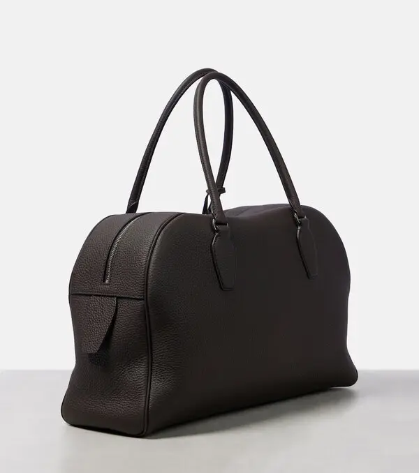 THE ROW India 15.75 Leather Tote Bag - Brown