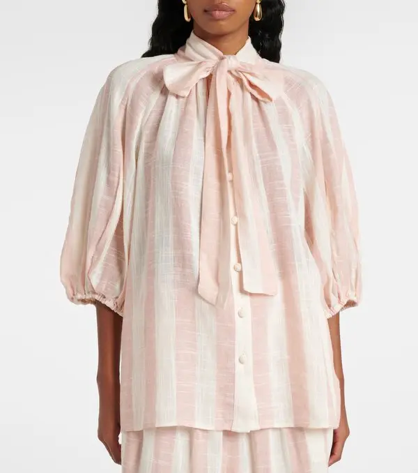 Zimmermann Acacia Striped Blouse
