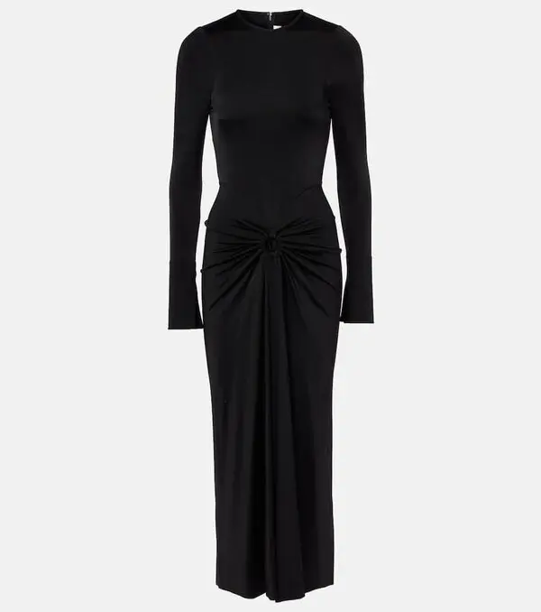 Victoria Beckham Gathered Midi Dress