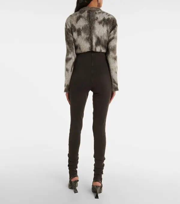 Attico Cotton-blend Leggings