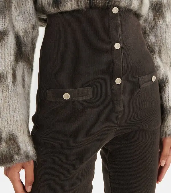Attico Cotton-blend Leggings