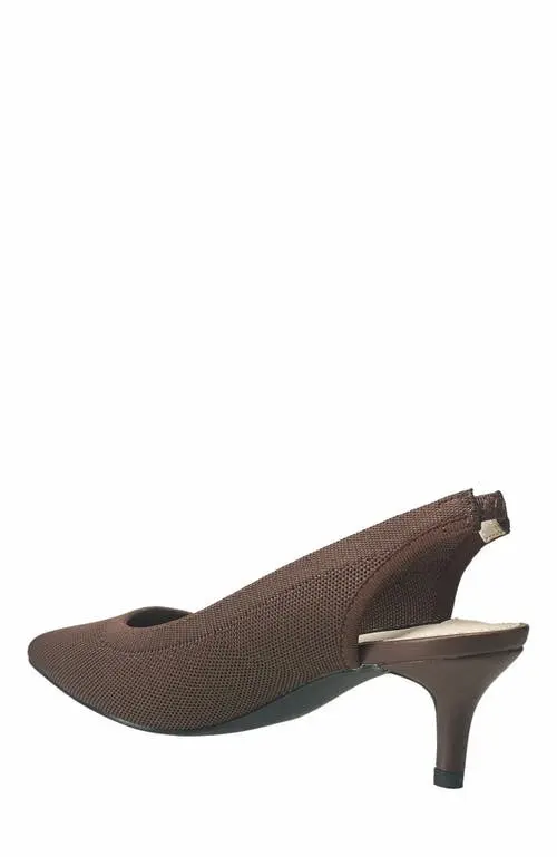 French Connection Viva Slingback Kitten Heel - Cafe