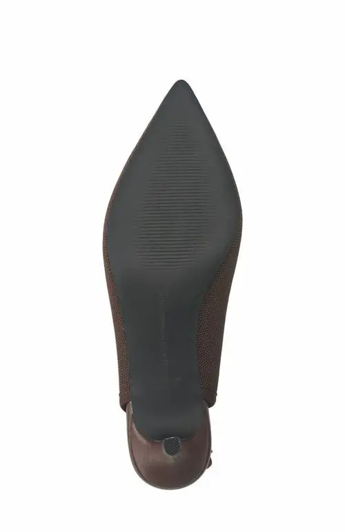 French Connection Viva Slingback Kitten Heel - Cafe