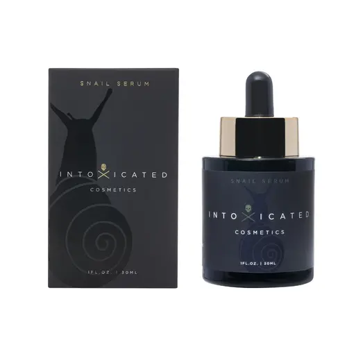 INTOXICATED COSMETICS Snail Serum + Mini Snail Serum | Full Fl Oz/ 30 Ml & Travel |hydrating & Anti-aging Skincare Treatment
