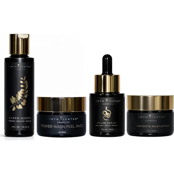 INTOXICATED COSMETICS Complete Snake Set Snake Serum, Antidote Moisturizer, Clean Queen - None