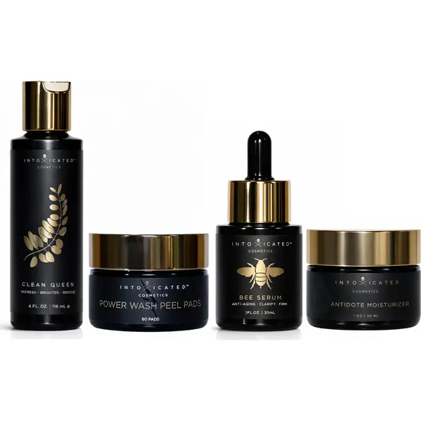 INTOXICATED COSMETICS Complete Bee Set Bee Serum, Antidote Moisturizer, Clean Queen - None