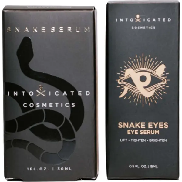INTOXICATED COSMETICS Snake Bundle | Anti-aging Formulas With Vegan Snake Peptides | Lifting Formula For Daily - None