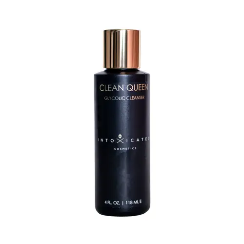 INTOXICATED COSMETICS Clean Queen Glycolic Cleanser | 4oz/118mle | Anti-inflammatory | Peptides | Burdock Root | Ph Balancing - None