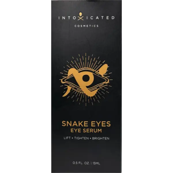 INTOXICATED COSMETICS Snake Eyes | Eye Serum | 0.5 Fl.oz/15 Mllifting Formula For Daily Moisture And Eye Contour - None