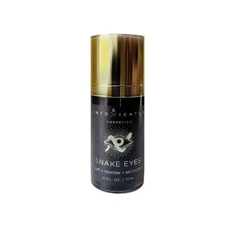 INTOXICATED COSMETICS Snake Eyes | Eye Serum | 0.5 Fl.oz/15 Mllifting Formula For Daily Moisture And Eye Contour