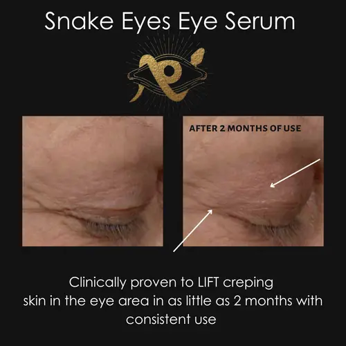 INTOXICATED COSMETICS Snake Eyes | Eye Serum | 0.5 Fl.oz/15 Mllifting Formula For Daily Moisture And Eye Contour