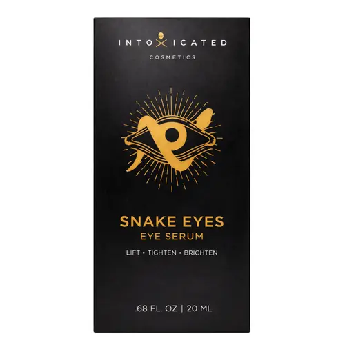 INTOXICATED COSMETICS Snake Eyes | Eye Serum | 0.68 Fl.oz/20ml Lifting Formula For Daily Moisture And Eye Contour
