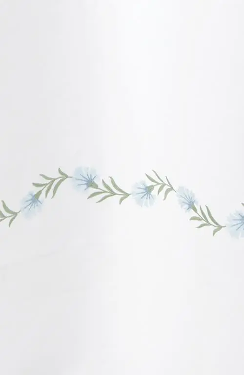 MATOUK Daphne Linen Shower Curtain - Bluebell