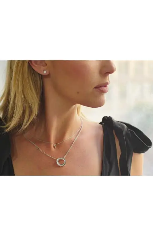 Bony Levy Diamond Cross Pendant Necklace - White