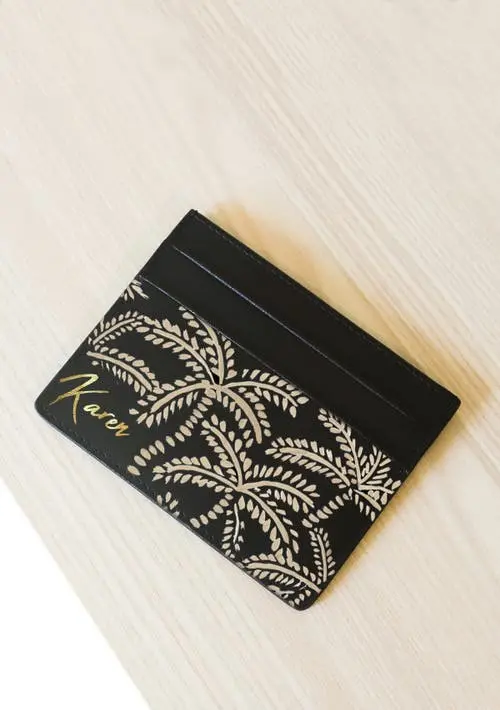 ALEPEL Cardholder - Abstract Palms