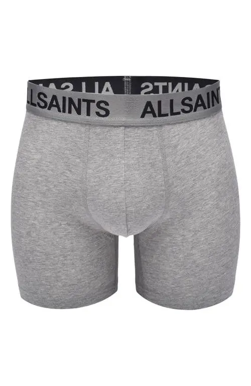 ALLSAINTS 3-pack 5-inch Contour Pouch Boxer Briefs - Grey Multi