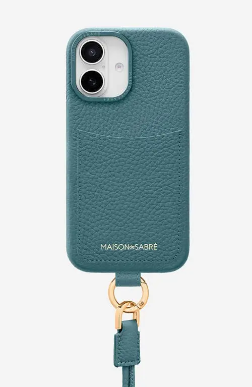 MAISON DE SABRE Sling Phone Case - Bondi Blue