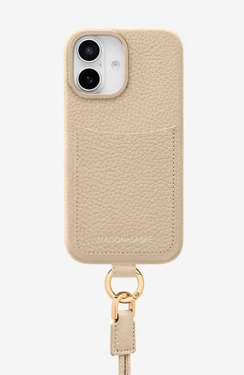 MAISON DE SABRE Sling Phone Case - Saharan Nude