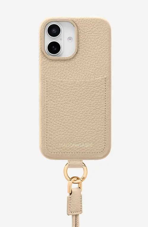 MAISON DE SABRE Sling Phone Case - Saharan Nude