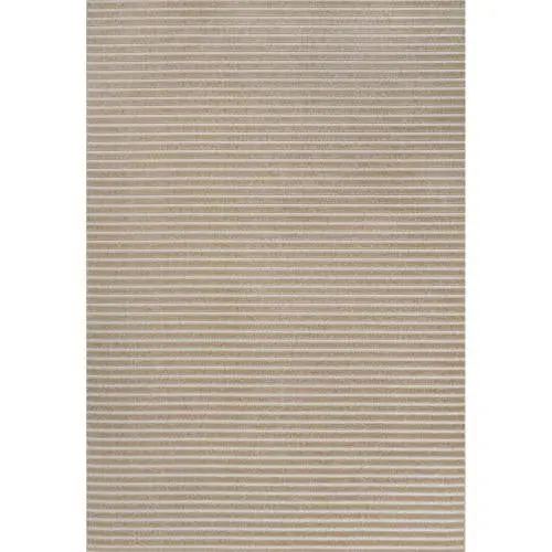 JONATHAN Y Aarhus High-low Minimalist Scandi Striped Indoor/outdoor Area Rug - Beige/cream