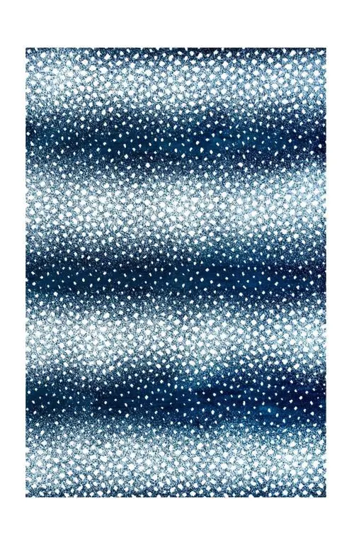 JONATHAN Y Antelope Modern Animal Area Rug - Navy/cream