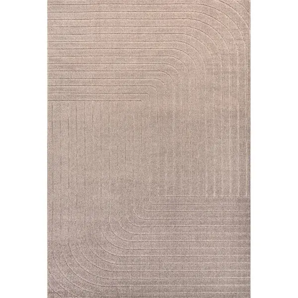 JONATHAN Y Odense High-low Minimalist Angle Geometric Indoor/outdoor Area Rug - Light Taupe