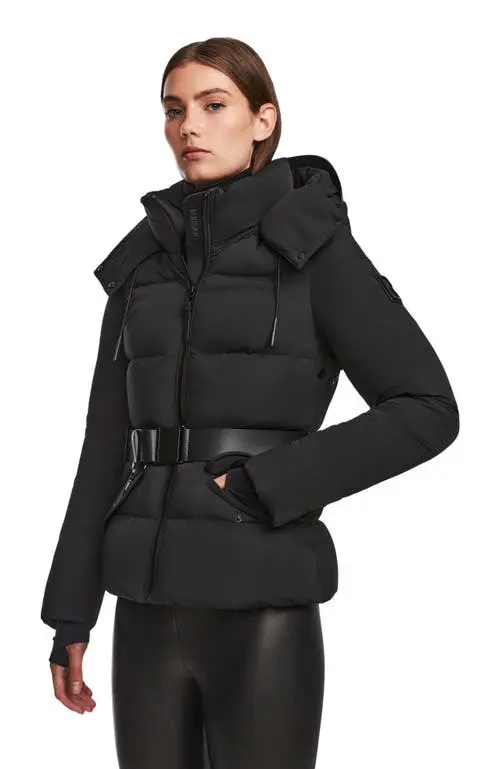 Rudsak Adeline Short Matte Down Puffer - Black