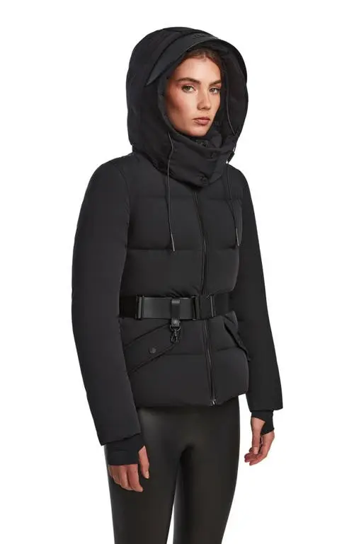 Rudsak Adeline Short Matte Down Puffer - Black