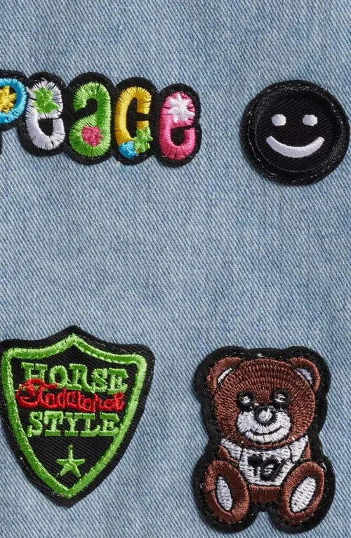 NIKKI LUND Thora Patch Denim Jacket