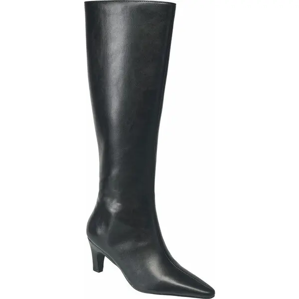 French Connection Becky Kitten Heel Boots - Black
