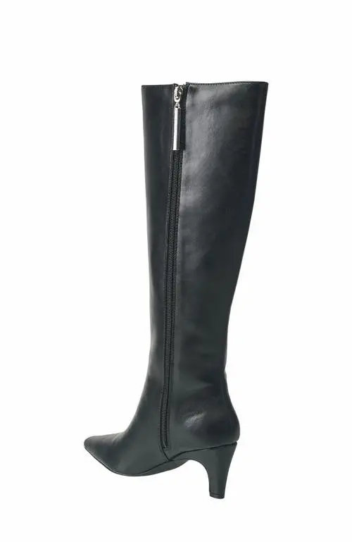 French Connection Becky Kitten Heel Boots - Black
