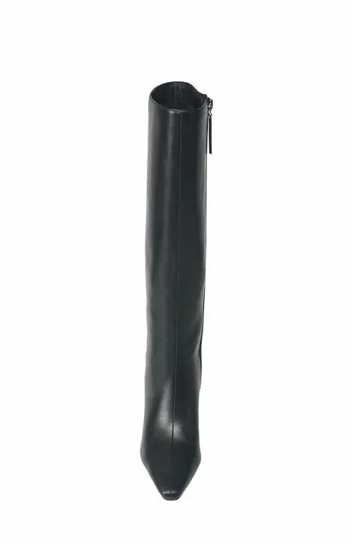 French Connection Becky Kitten Heel Boots - Black