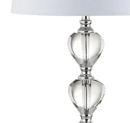JONATHAN Y Cole Crystal Led Table Lamp
