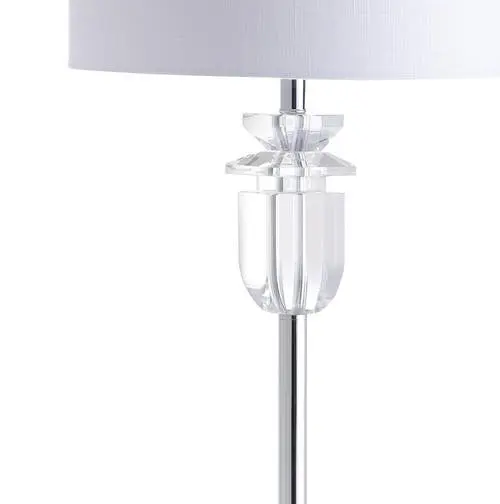 JONATHAN Y Aria Crystal/metal Led Floor Lamp