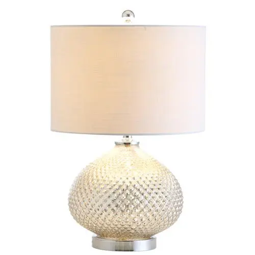 JONATHAN Y Ames Led Glass Table Lamp