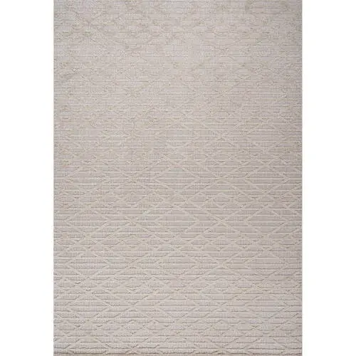JONATHAN Y Ararat High-low Pile Moroccan Diamond Modern Indoor/outdoor Area Rug - Beige