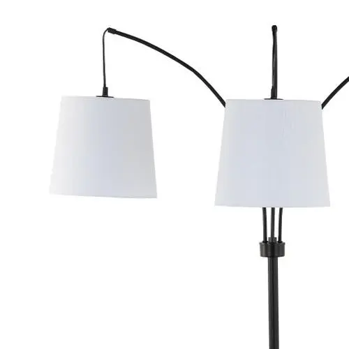 JONATHAN Y Sylva 3-light Mid-century Modern Head-adjustable Iron Led Arc Floor Lamp