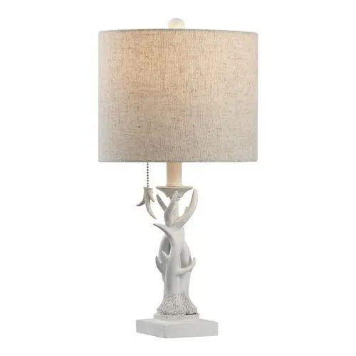 JONATHAN Y Gaston Resin Mini Led Table Lamp - Antique White