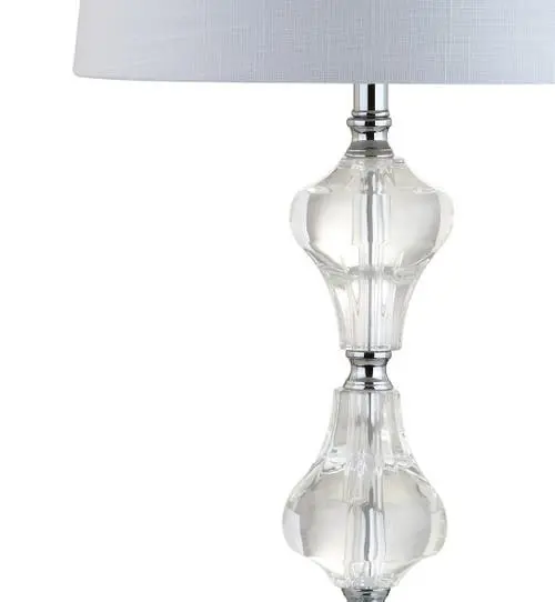 JONATHAN Y Chloe Crystal Led Table Lamp