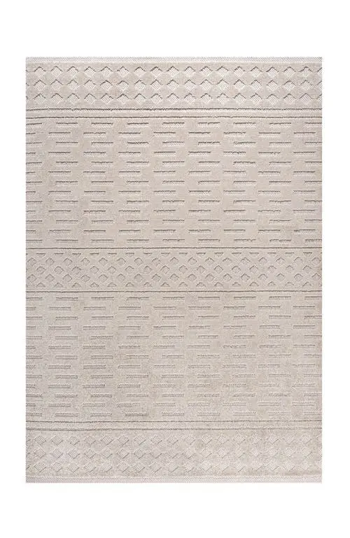 JONATHAN Y Xlendi High-low Pile Moroccan Geometric Indoor/outdoor Area Rug - Beige
