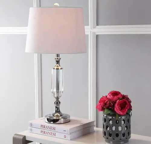 JONATHAN Y Bella Crystal Led Table Lamp