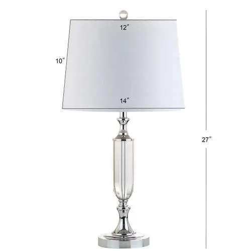 JONATHAN Y Bella Crystal Led Table Lamp