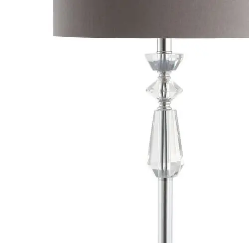JONATHAN Y Layla Crystal / Metal Led Floor Lamp