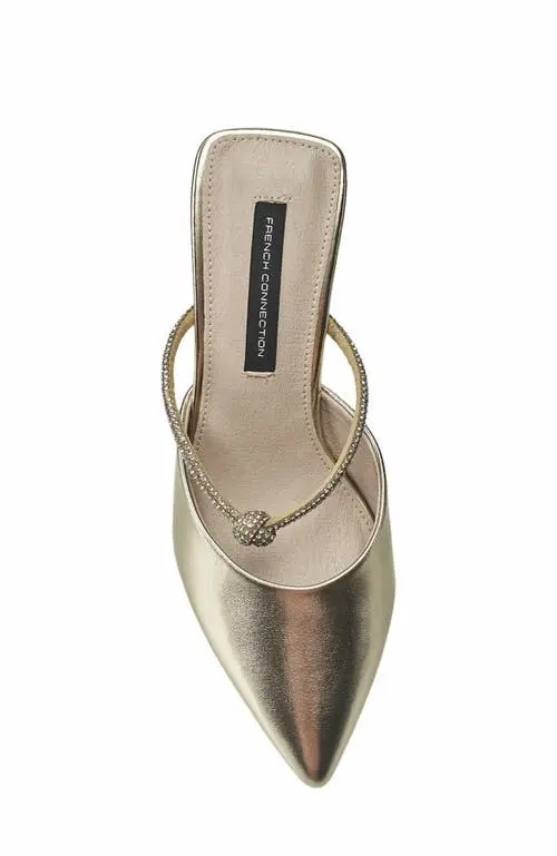 French Connection Fichi Knot Detail Heels - Gold
