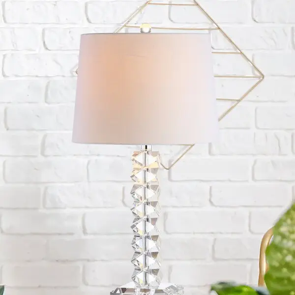 JONATHAN Y Julia Crystal Led Table Lamp - Clear