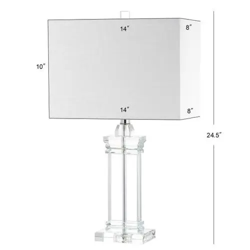 JONATHAN Y Ophelia Crystal Led Table Lamp