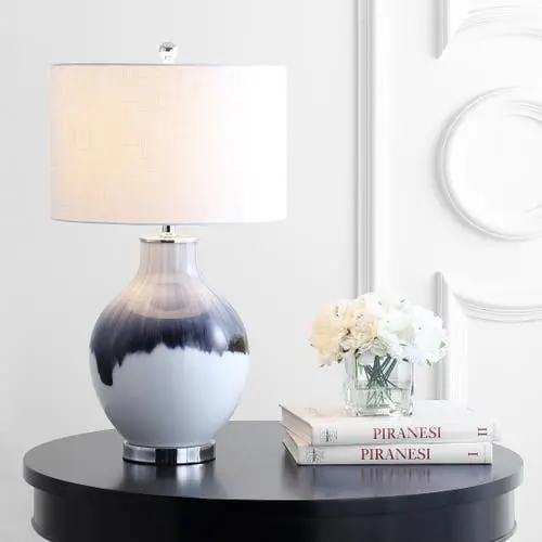 JONATHAN Y Mia Glass/metal Led Table Lamp