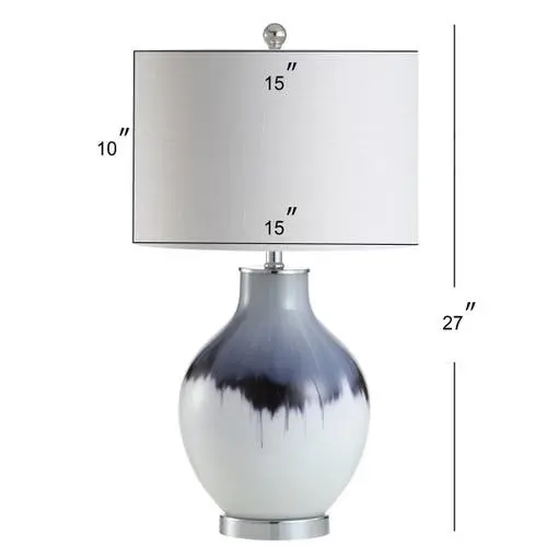 JONATHAN Y Mia Glass/metal Led Table Lamp