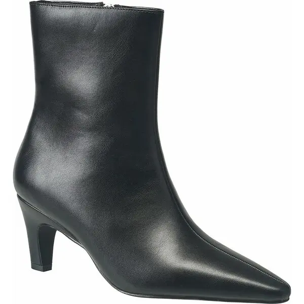 French Connection Alex Kitten Heel Bootie - Black