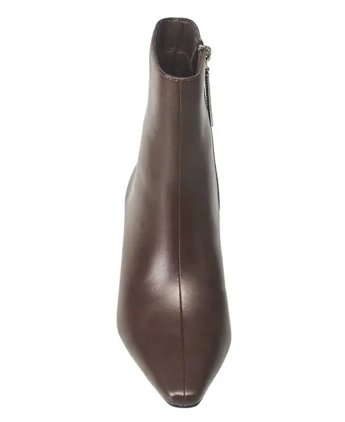 French Connection Alex Kitten Heel Ankle Boot - Chocolate